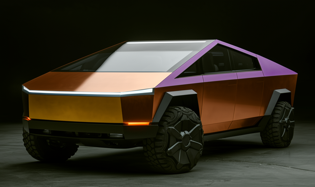 Change the color of the Cybertruck.