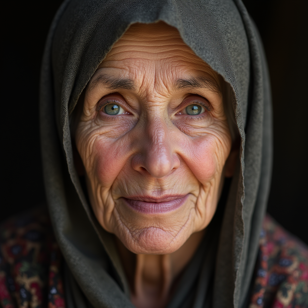 Wise Elderly Woman| Krea