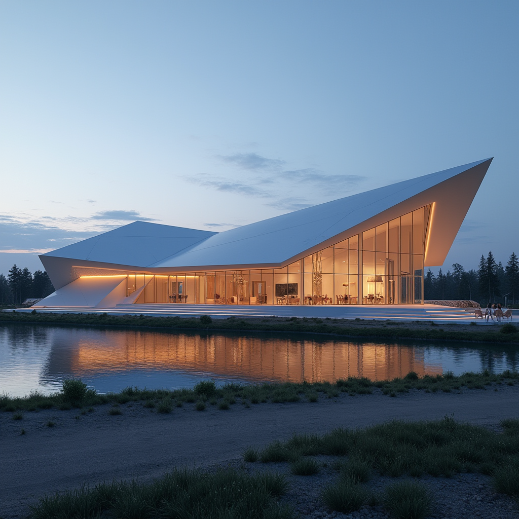 Convention center on the outskirts of a city| Krea