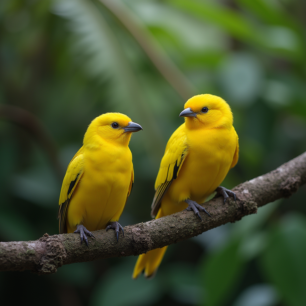 Birds in Rainforest| Krea