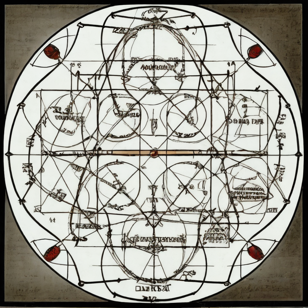 KREA AI - advanced mathematical diagrams, esoteric, vector,