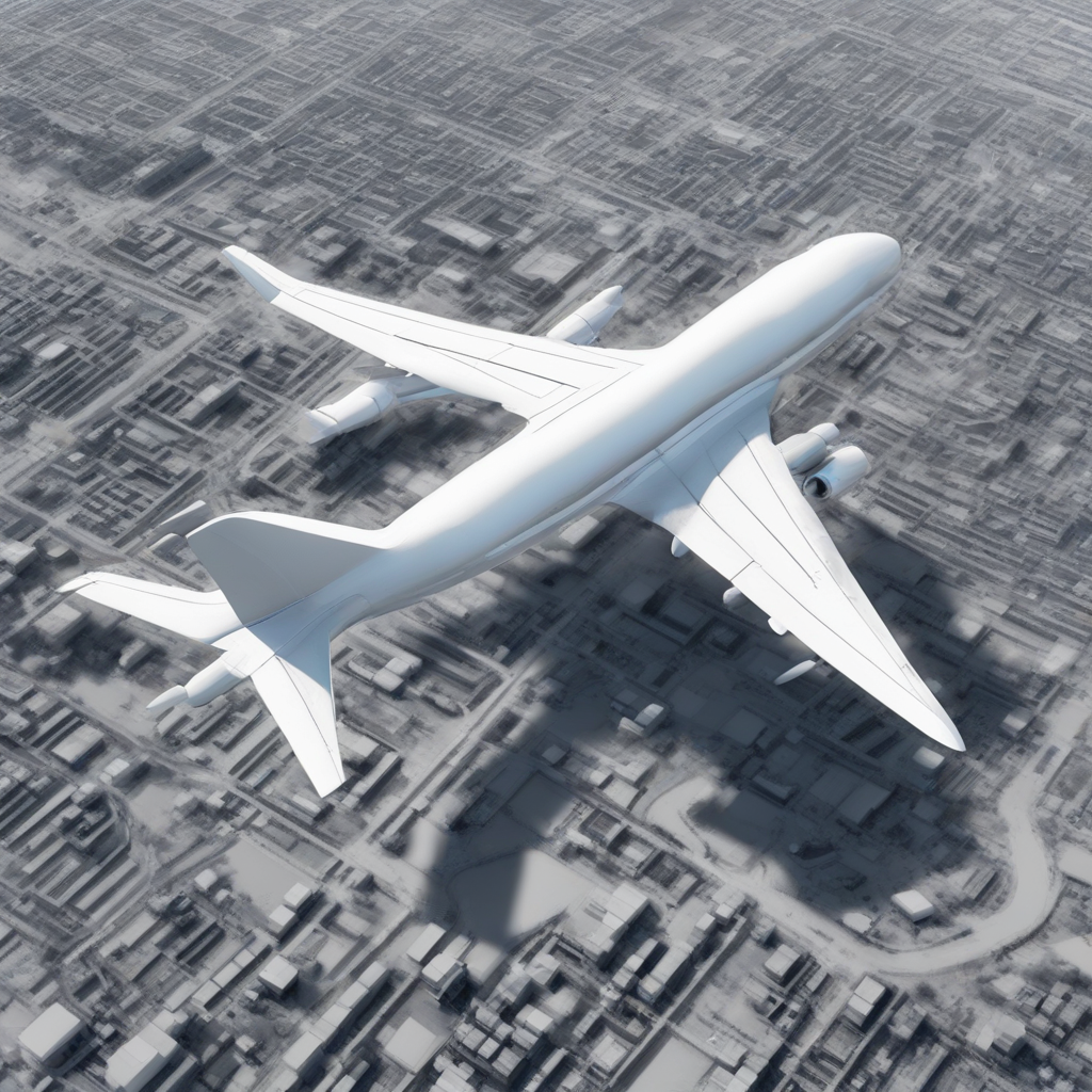 KREA AI - invisible aircraft, white and gray color, interfer...