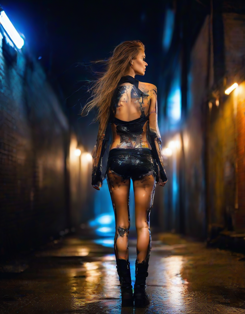 Krea Ai Image In Style Sks A Full Body Extreme Wide Shot
