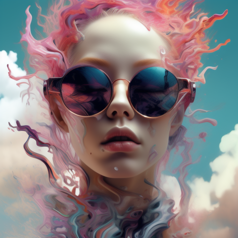 KREA AI - A hyperrealistic splatterpunk photography of highl...