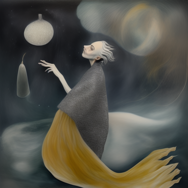 KREA AI - Emilie Louise Flöge in the style of dorothea tanni...