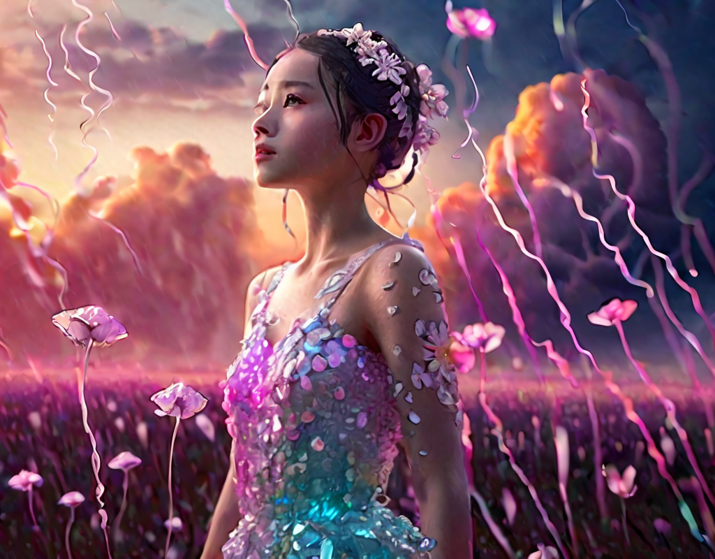 Krea Ai An Image In Style Sks Epic Standing In A Tornado