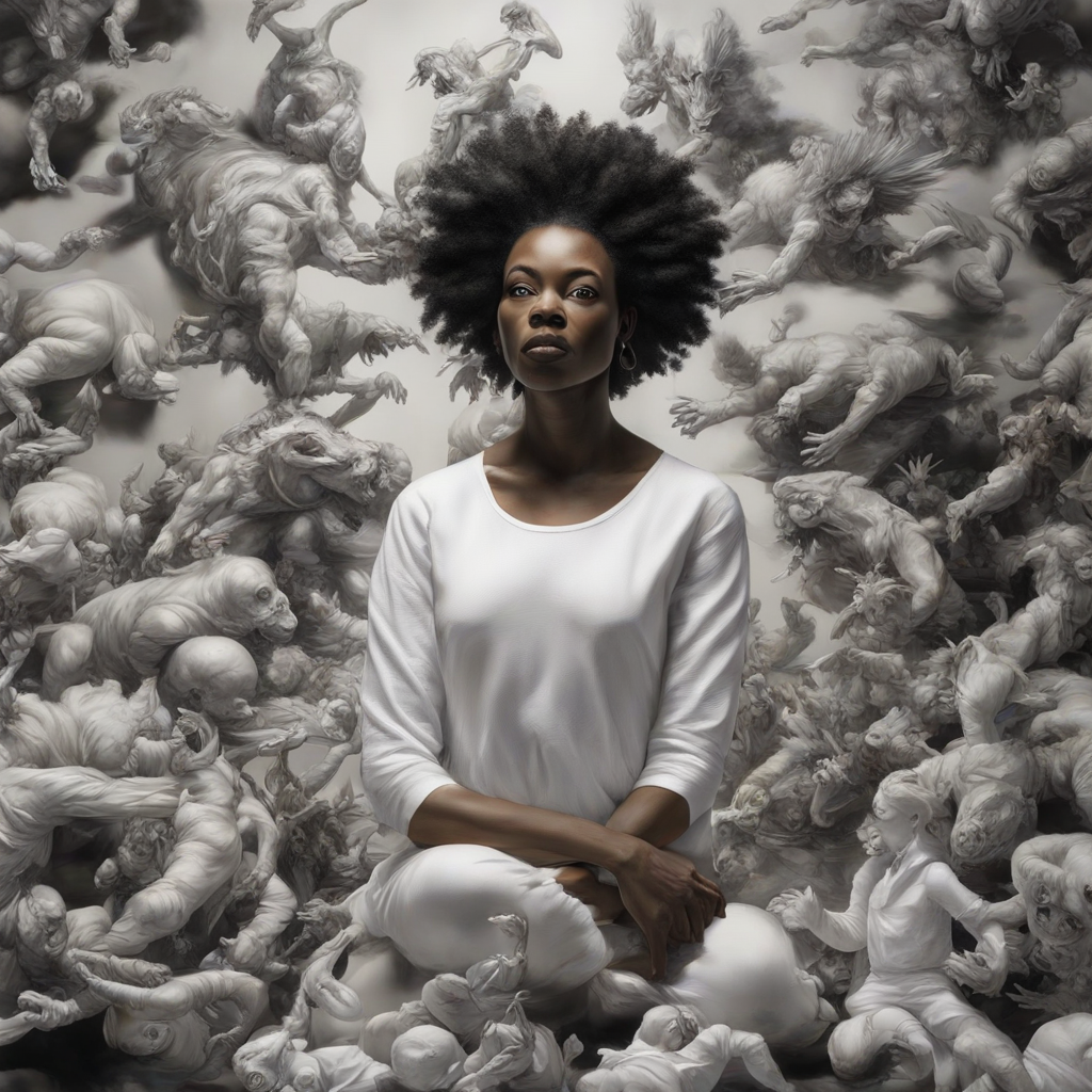 KREA AI - 4d Time and space (Hyperreal art, hyperchromatic,