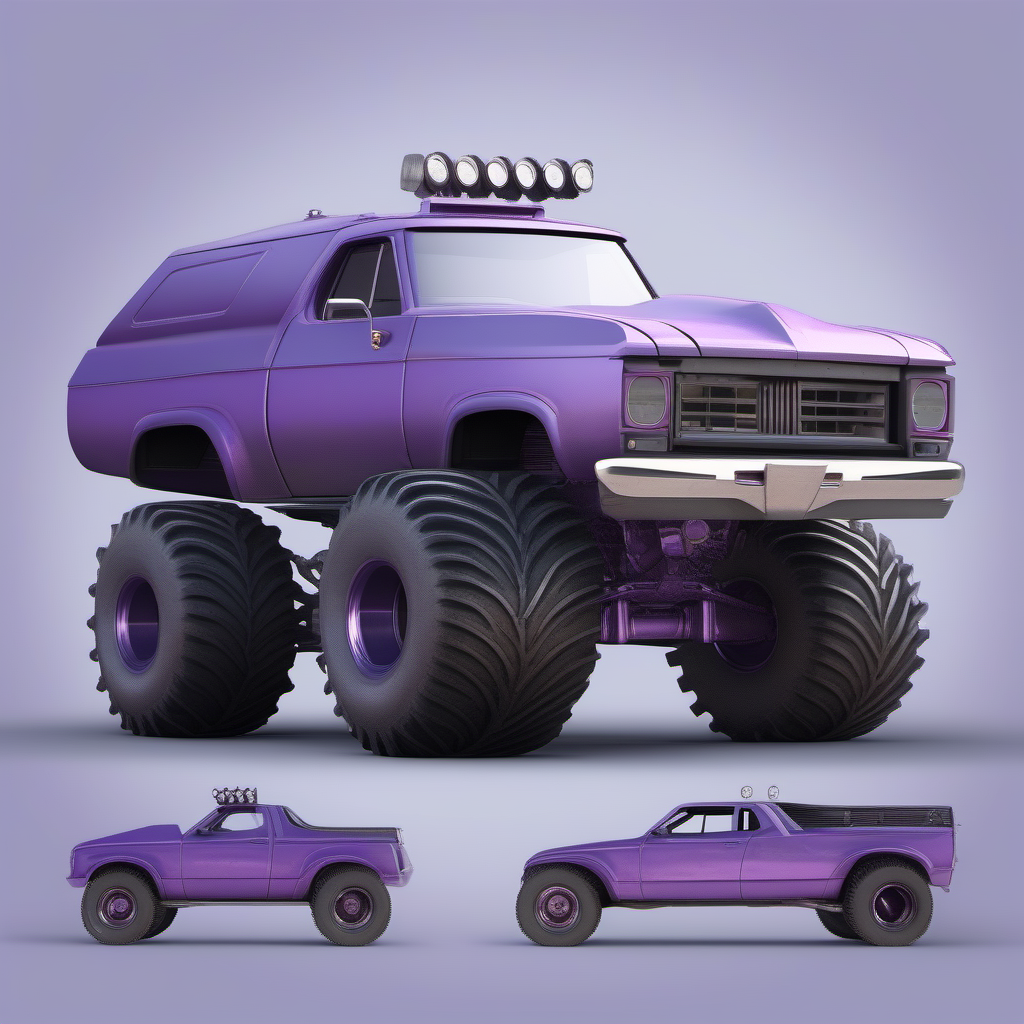 KREA AI - RIGHT SIDE, ORTHOGRAPHIC VIEW of a VEHICLE Mad max...