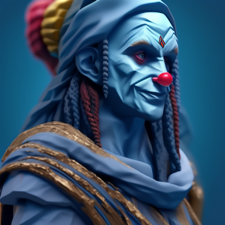 KREA AI - ((( Nft crypto Blockchain special 4d polygonal dig...