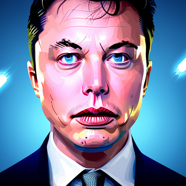 KREA AI - A portrait of a very angry man looks like Elon Mus...