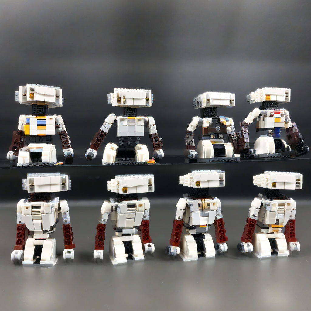 KREA AI - LEGO BrickHeadz, LEGO MiniFig, LEGO Creator, a mec...