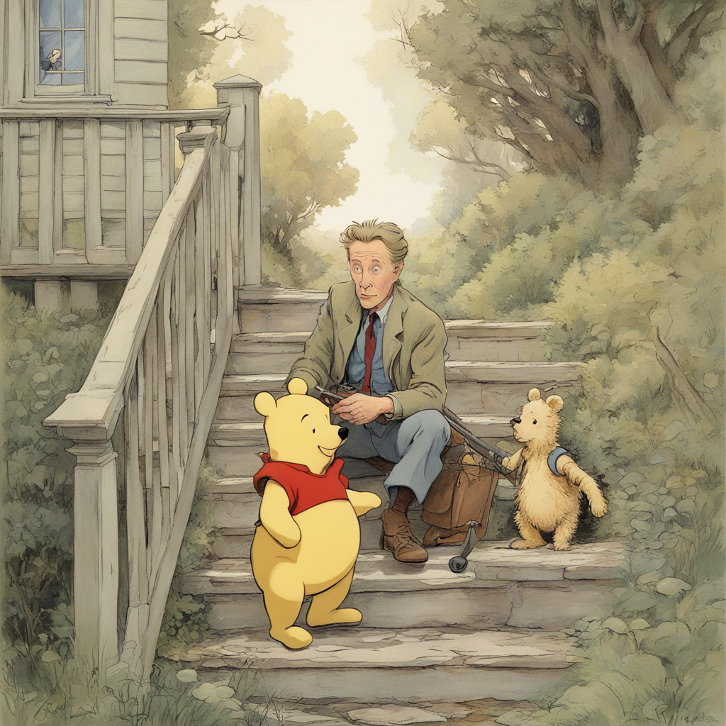 KREA AI - REVISED DESCRIPTION: Christopher Walken as an adul...