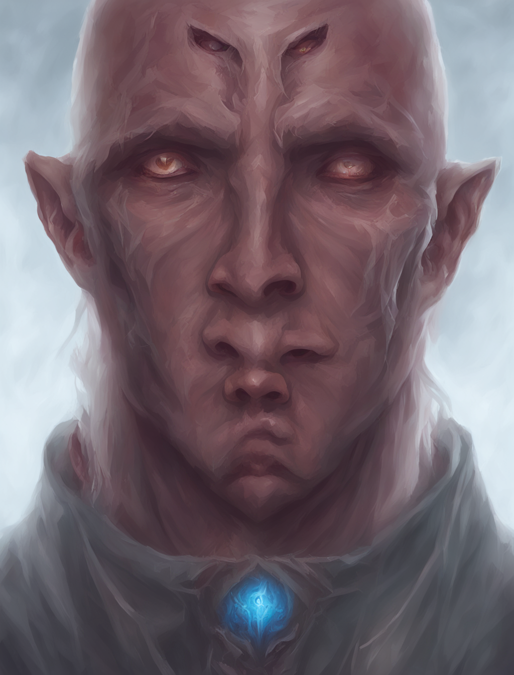 KREA AI - face portrait, reborn, necromancer, wizard, noble,...