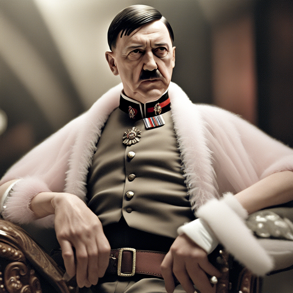 KREA AI - (Subject: Lifelike Photo of Adolf Hitler in a Tutu...