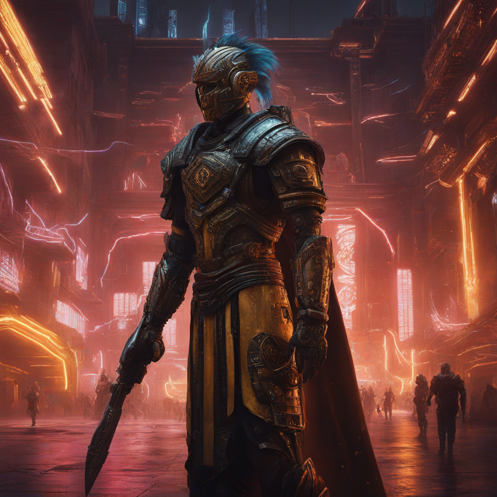 KREA AI - **Prompt:** Immerse yourself in a mesmerizing worl...