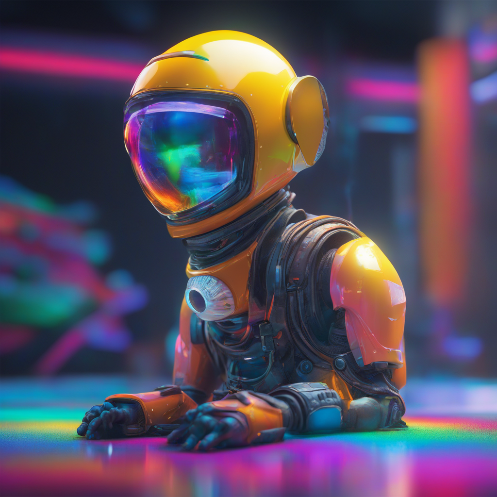 KREA AI - Beeple ((cymk, nft style art, in the highest resol...