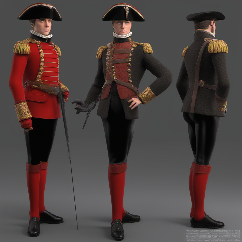 KREA AI - 18th century toy Napoleon puppet return to oz star...