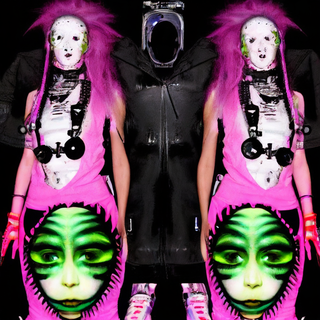 KREA AI - hyperrealistic 4k realistic blingee biohazard extr...