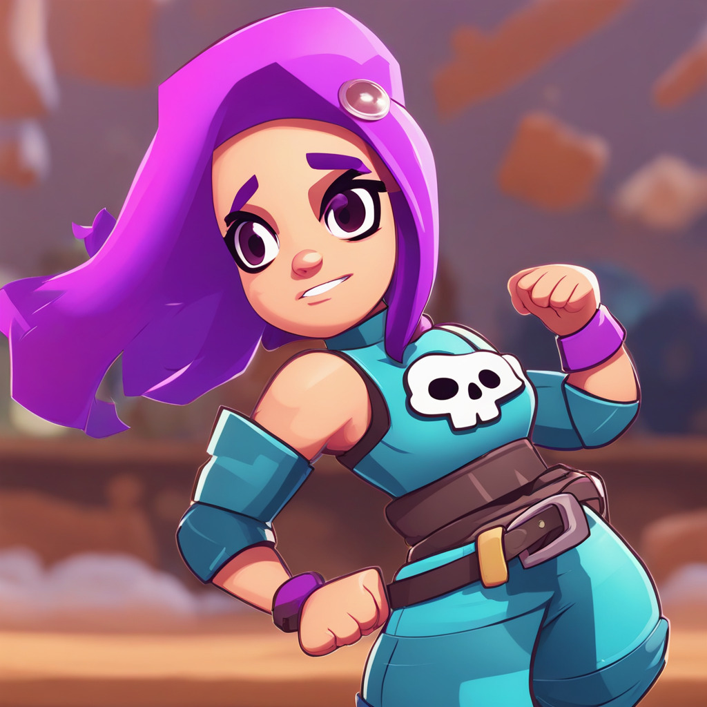 Krea Ai Shelly Brawl Stars