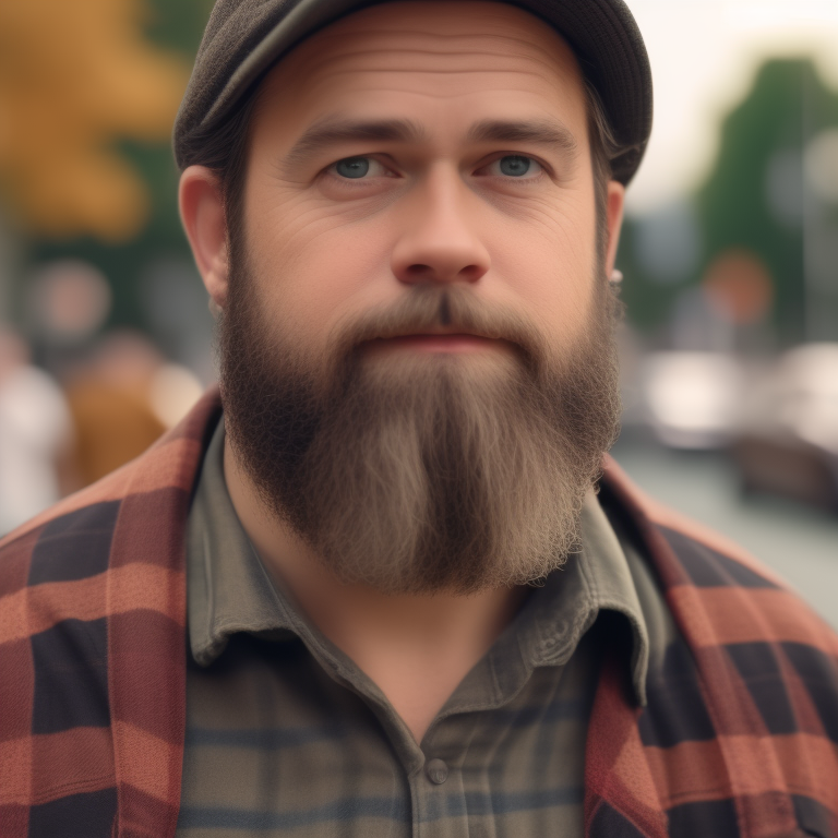 KREA AI - Professional award-winning portrait. A burly man w...