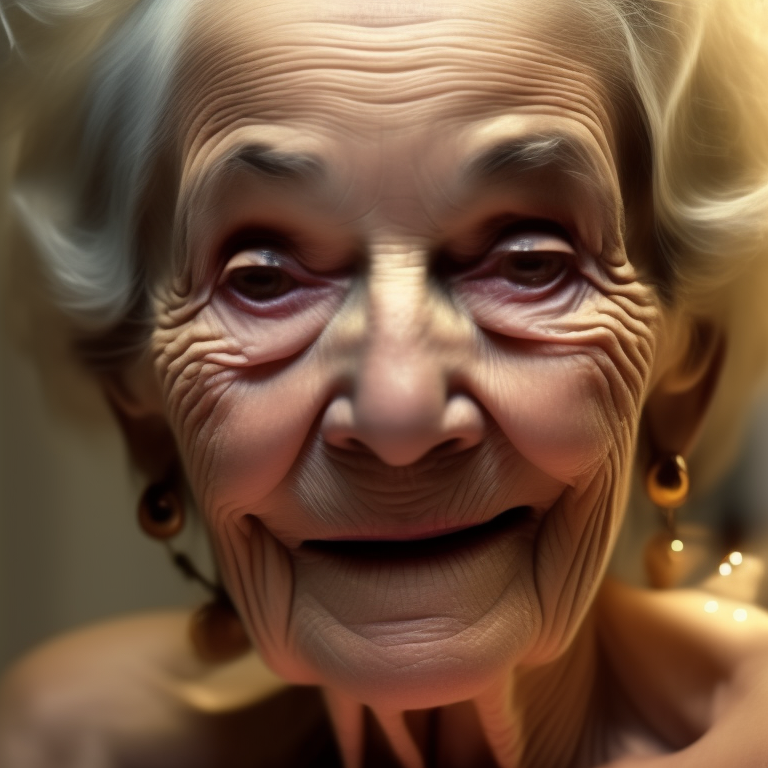 Krea Ai La Abuela Muy Parecida A La Actriz Porno Norma C