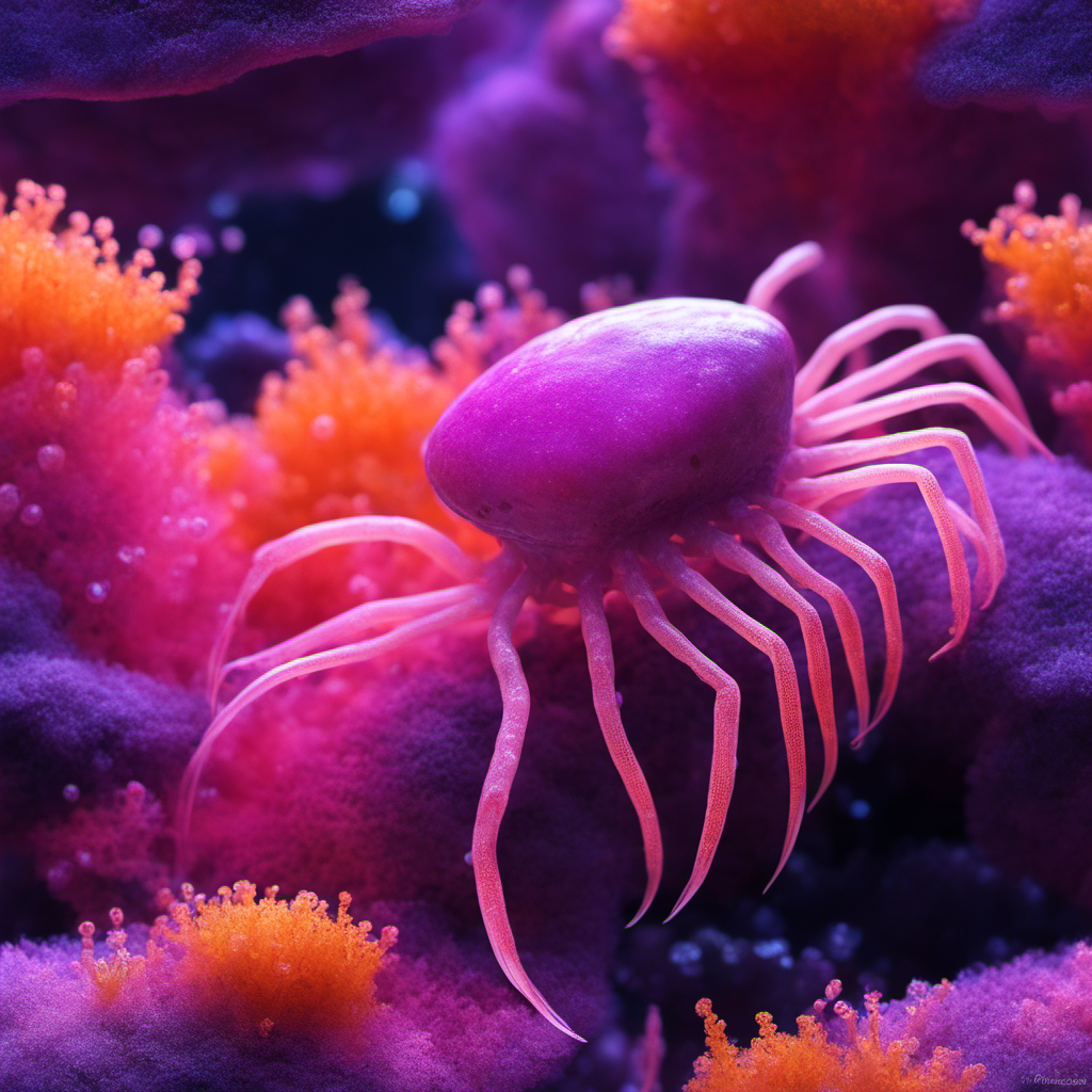 KREA AI - ultra-detailed 3d rendering of a translucent glowi...