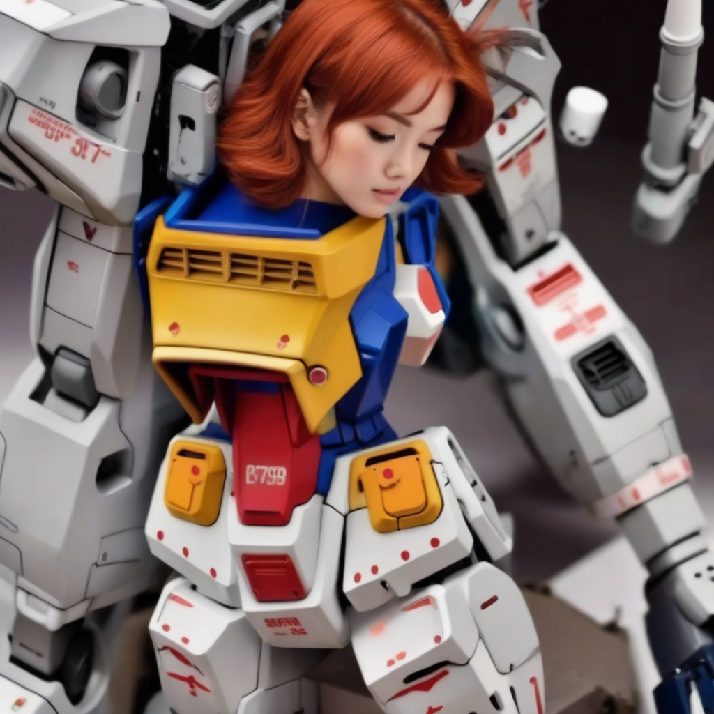 Krea Ai Gundamrx78 Mobile Suit Mecha Armor Body Sui