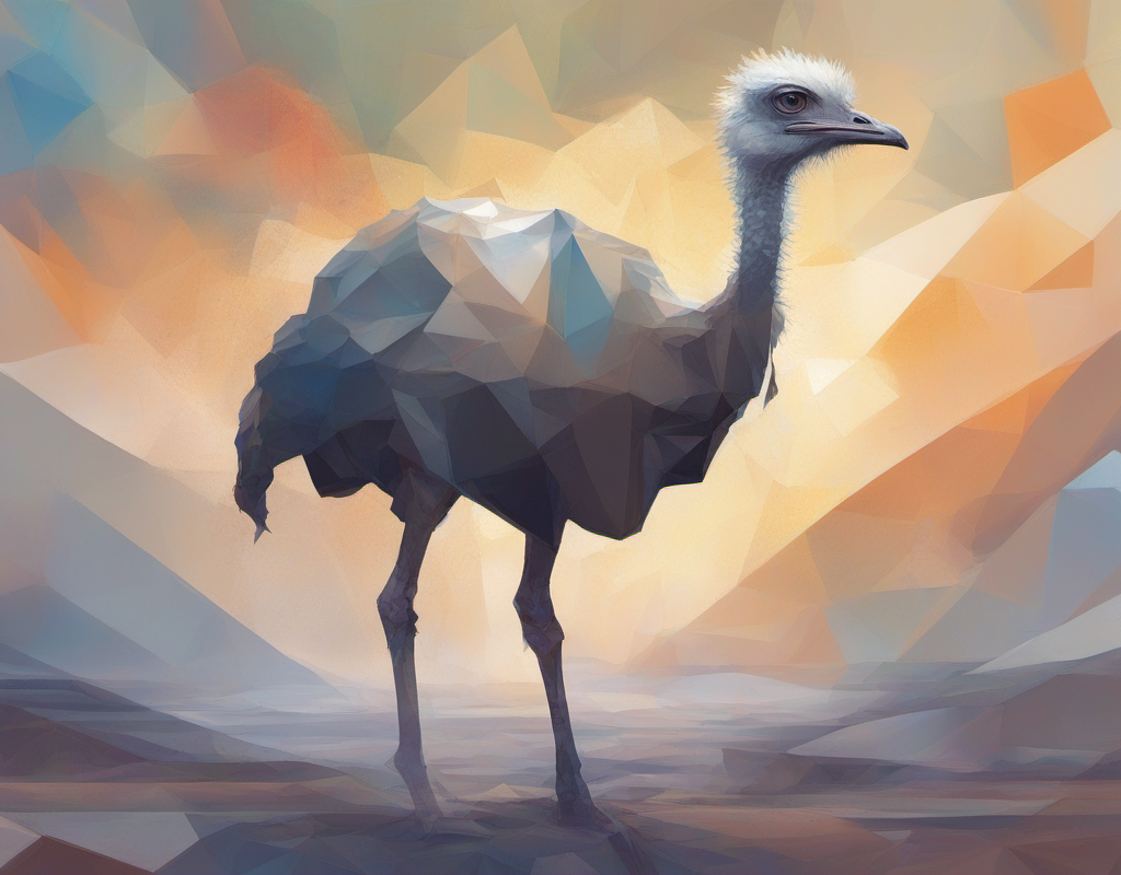 KREA AI - Charis Tsevis inspired polygon style art of a low ...