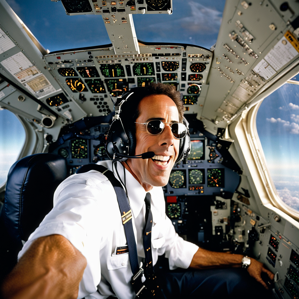 KREA AI - (Subject: Jerry Seinfeld, the famous comedian and ...