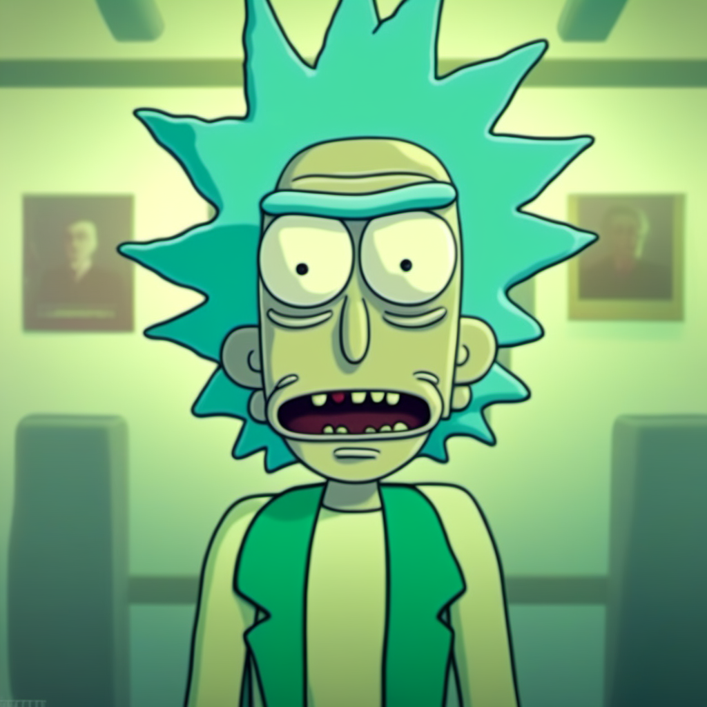 KREA AI - vintage photography of a hyper realistic Rick Sanc...