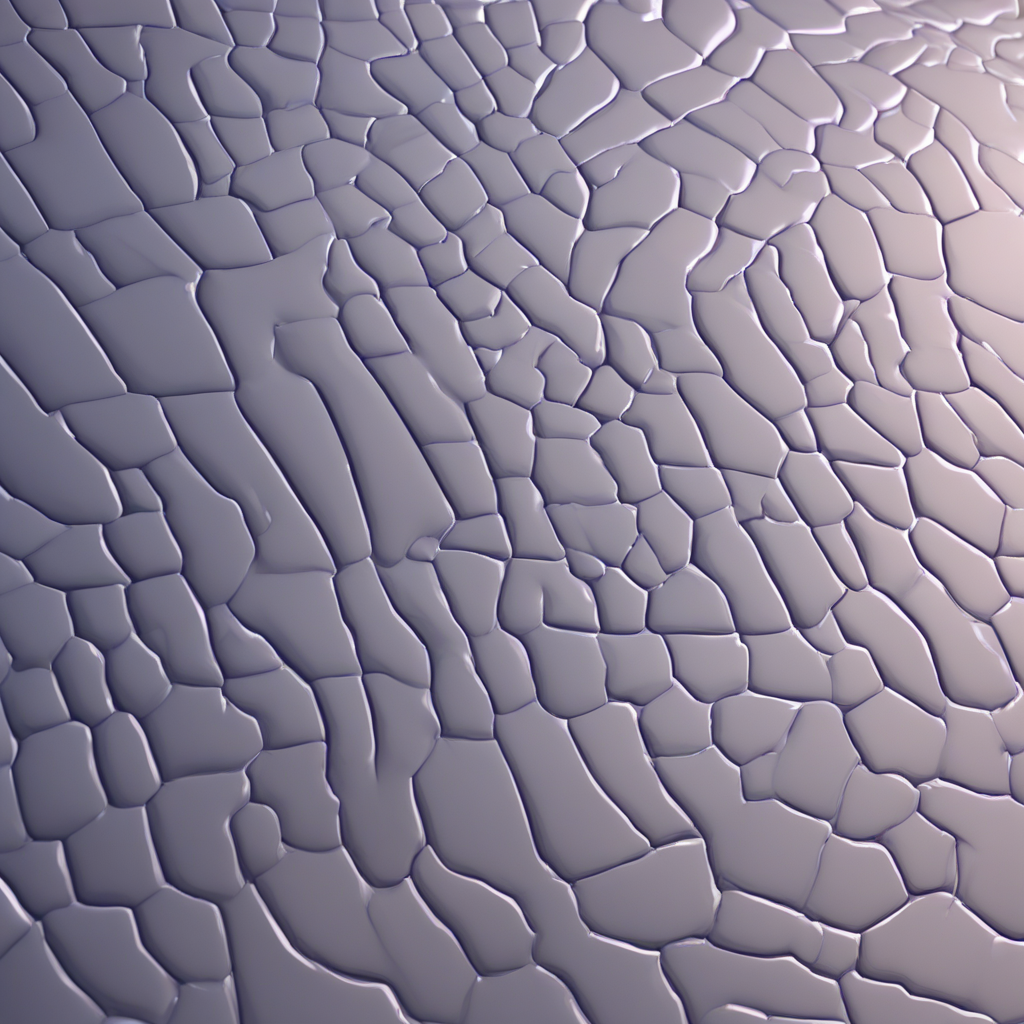 KREA AI - 3d normal map of a skin scar