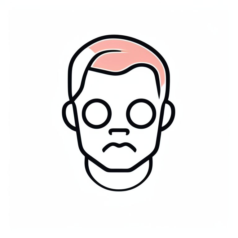 Krea Ai Minimal Line Vector Illustration Of A Serious Avat